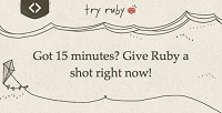 Aprende Ruby en 15 minutos con TryRuby